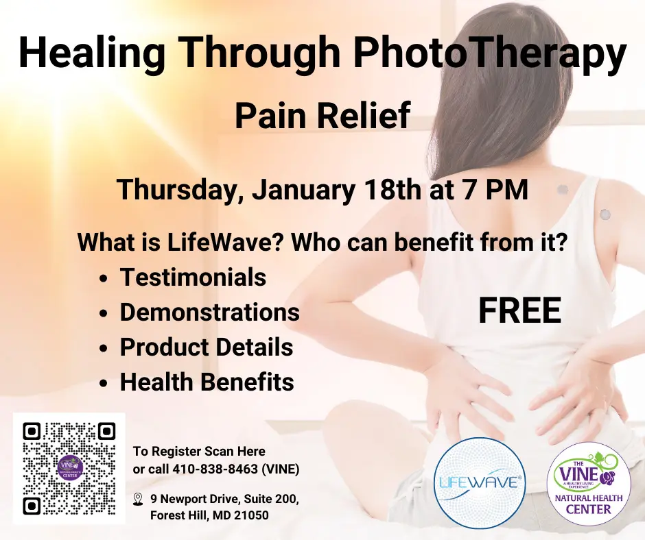 Healing Through Phototherapy: Pain Relief - The Vine Natural Health Center