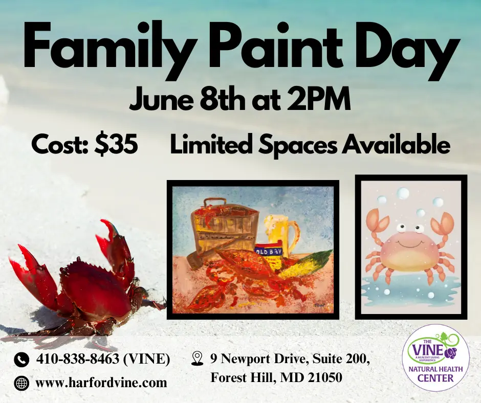 Family Paint Day - The Vine Natural Health Center