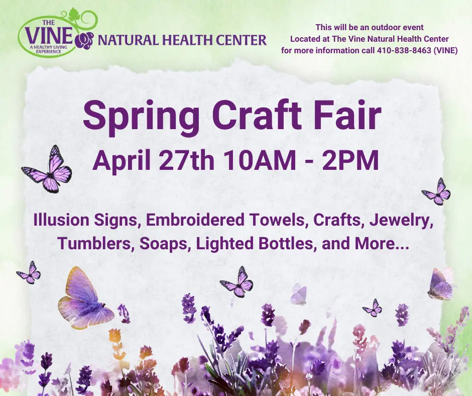Spring Craft Fair - The Vine Natural Health Center